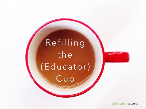 Refilling the Educator Cup | Refill Your Own Cup | Education Closet