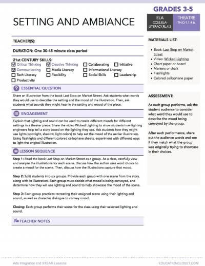 Theater | The Institute for Arts Integration and STEAM