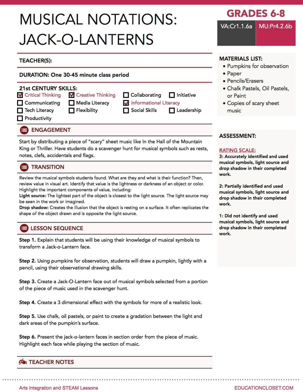 Free K-12 Music Lessons - The Institute for Arts Integration and STEAM