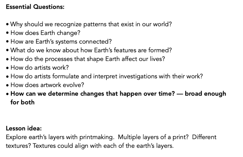 Earth Science and Art Lesson: Layering Changes| EducationCloset