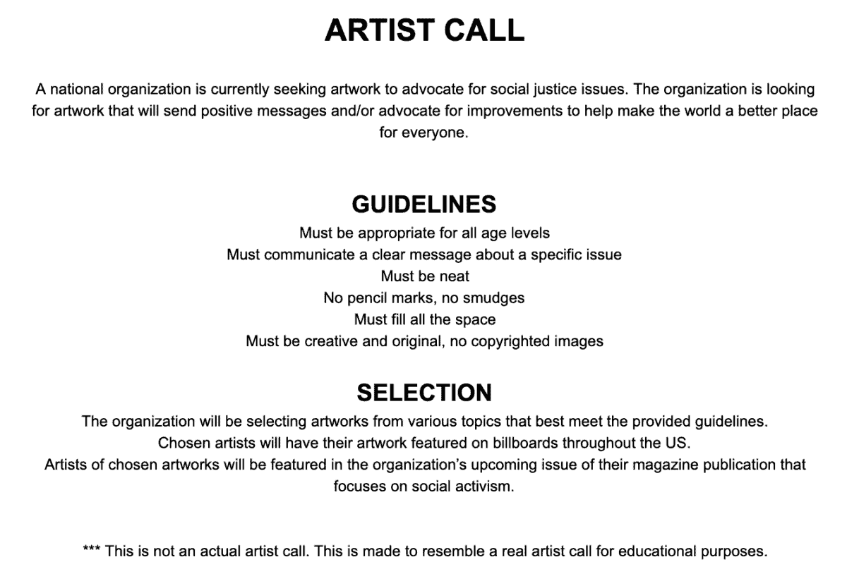 Using an Artist Call to Boost Creative Mindset - The Institute for Arts ...