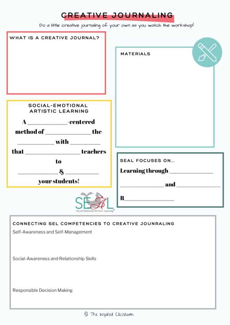 SEL and Creative Journaling - The Institute for Arts Integration and STEAM