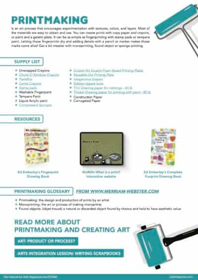 Simple Printmaking Ideas for Any Classroom | Free Teacher Workshop