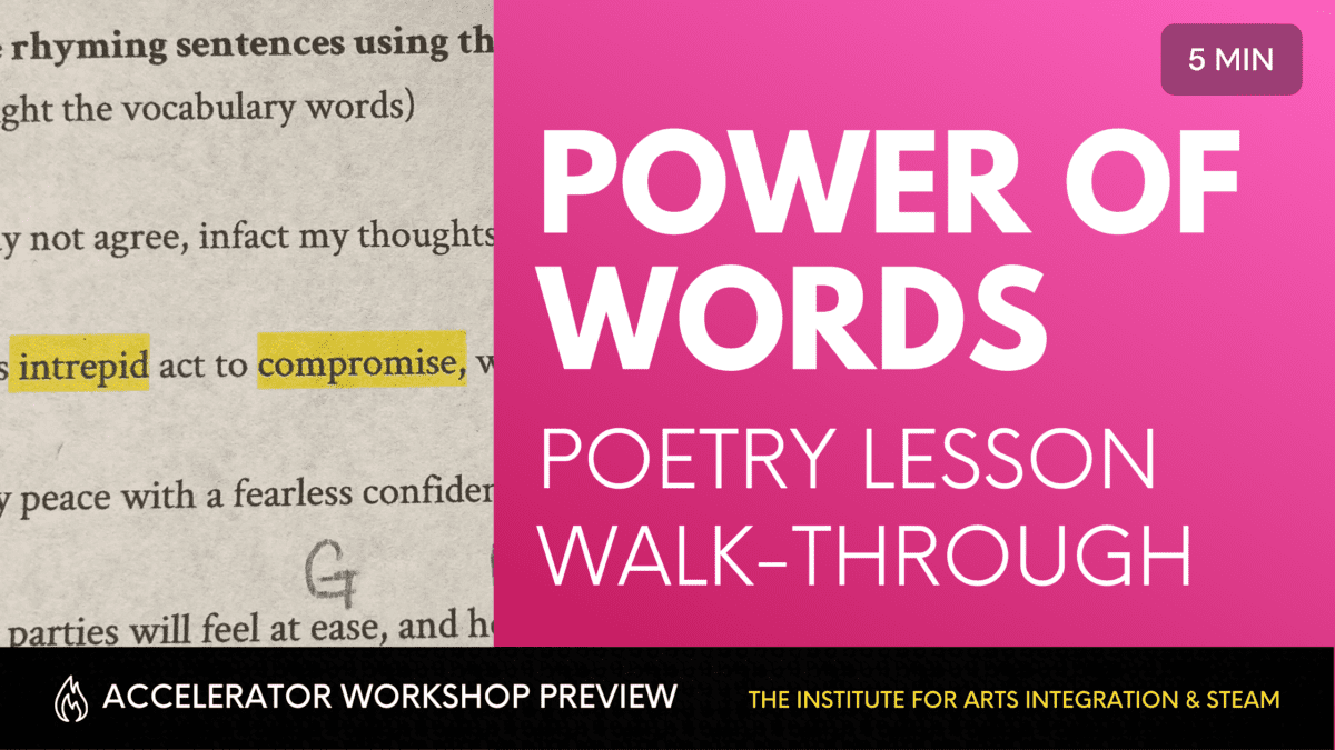 K-12 Professional Development | Lesson Plans | Arts Integration & STEAM