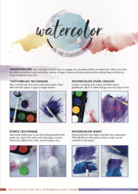 Watercolor in the Classroom - Tips, Lessons, and Techniques