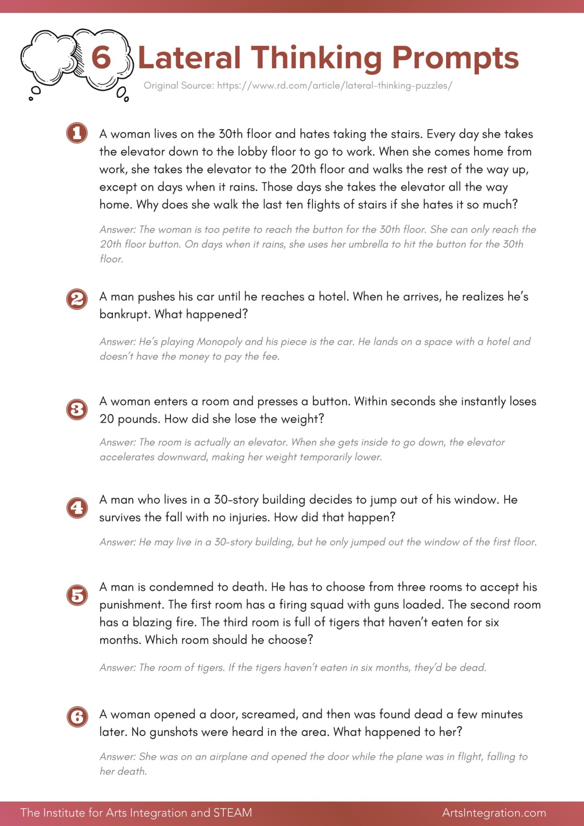 The Missing Creative Skill: Lateral Thinking - The Institute for Arts ...