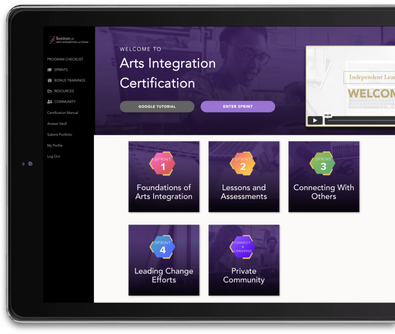 Arts Integration Certification Program | Arts Integration Specialist