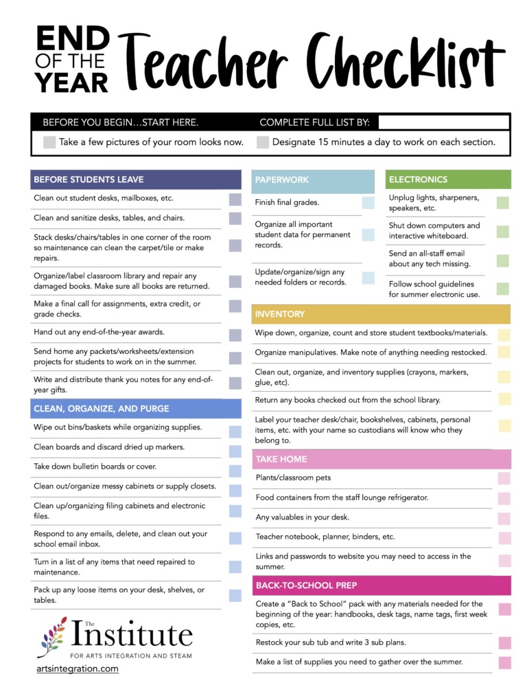 The Ultimate Guide to the End of the School Year for Teachers
