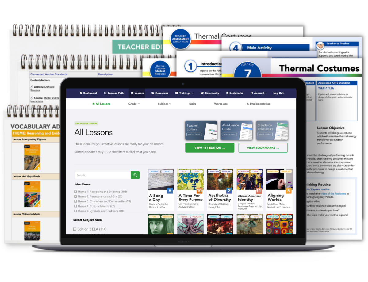 Arts Integration & STEAM Curriculum + PD Platform | Accelerator